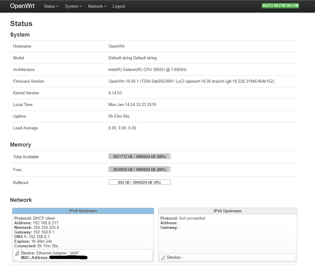OpenWrt X86 安装教程 – 老胡的博客